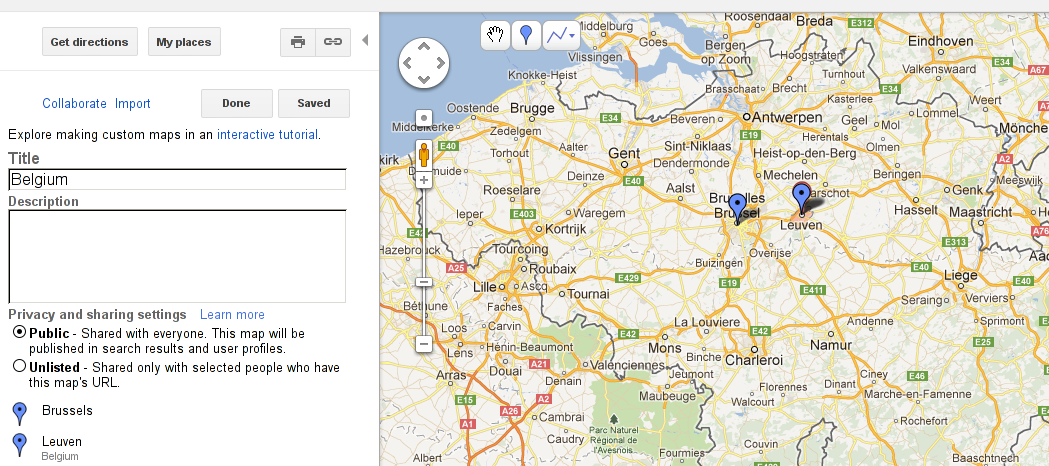 Making maps for Gabmap